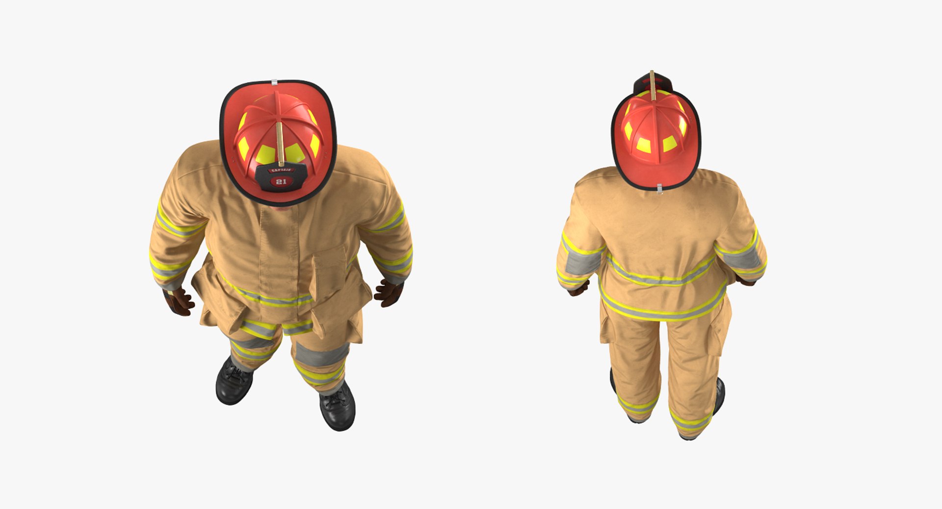 3D Firefighter Fully Protective Suit Model - TurboSquid 1156702