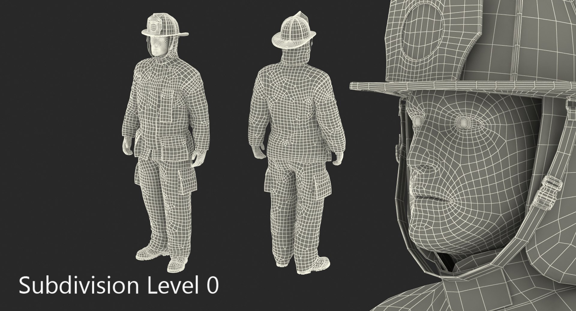 3D Firefighter Fully Protective Suit Model - TurboSquid 1156702