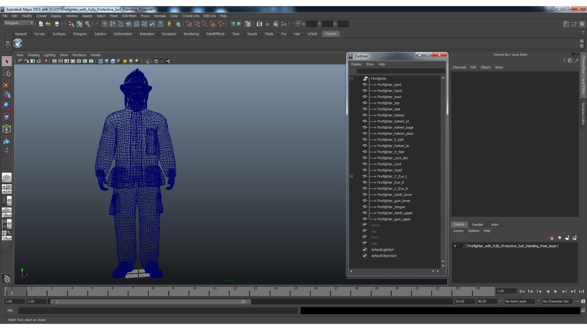 3D firefighter fully protective suit model - TurboSquid 1156702