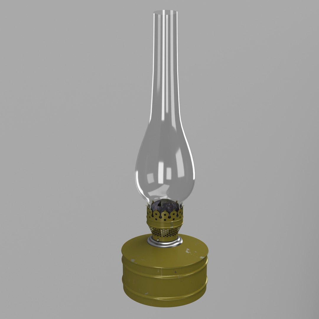 Kerosene lamp 3D model - TurboSquid 1845554