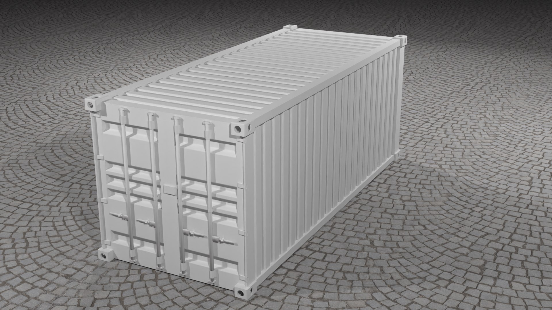 Railway Shipping Container 20ft 3D Model - TurboSquid 2008113