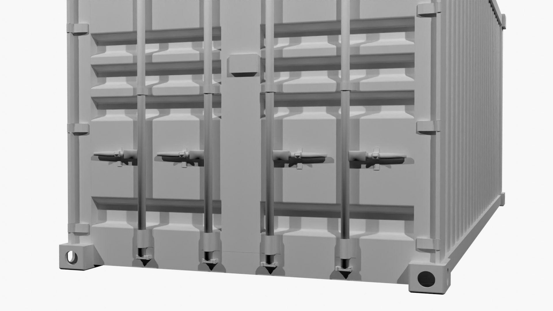 Railway Shipping Container 20ft 3D Model - TurboSquid 2008113