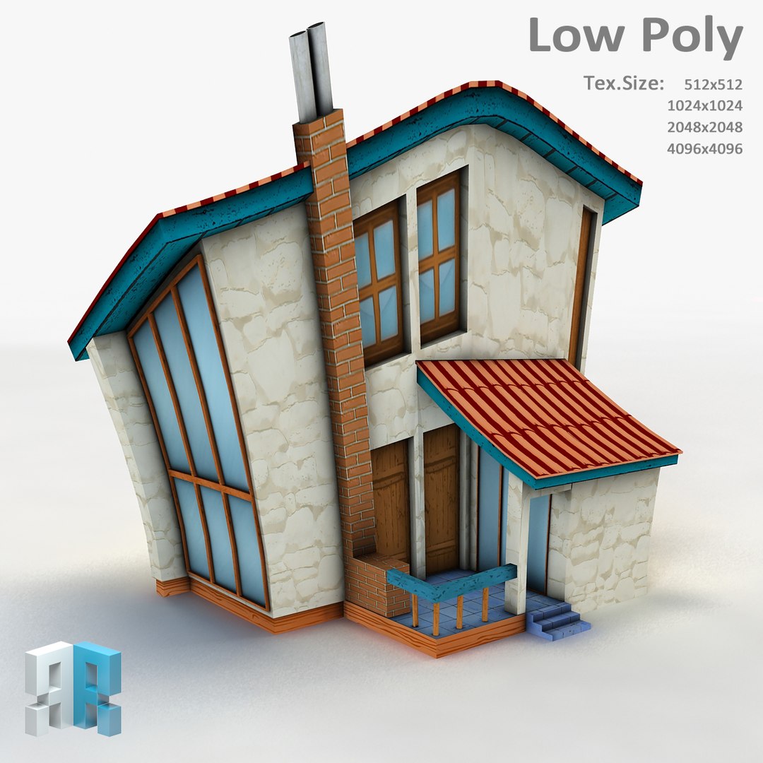 fantasy building 3d model
