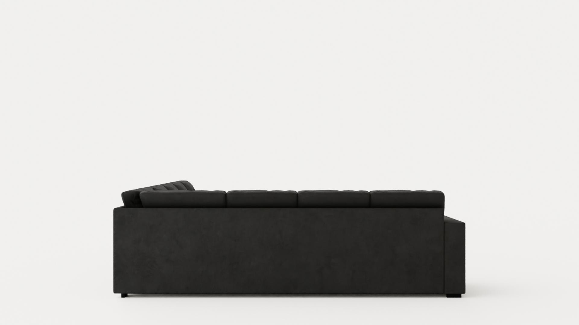 3D Crazy Corner Sofa Xxl With Divan Right Dark Gray Model - TurboSquid 2232209