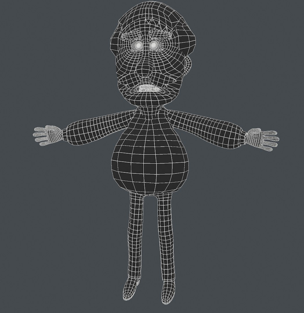 3D Man Flat Model - TurboSquid 1662690