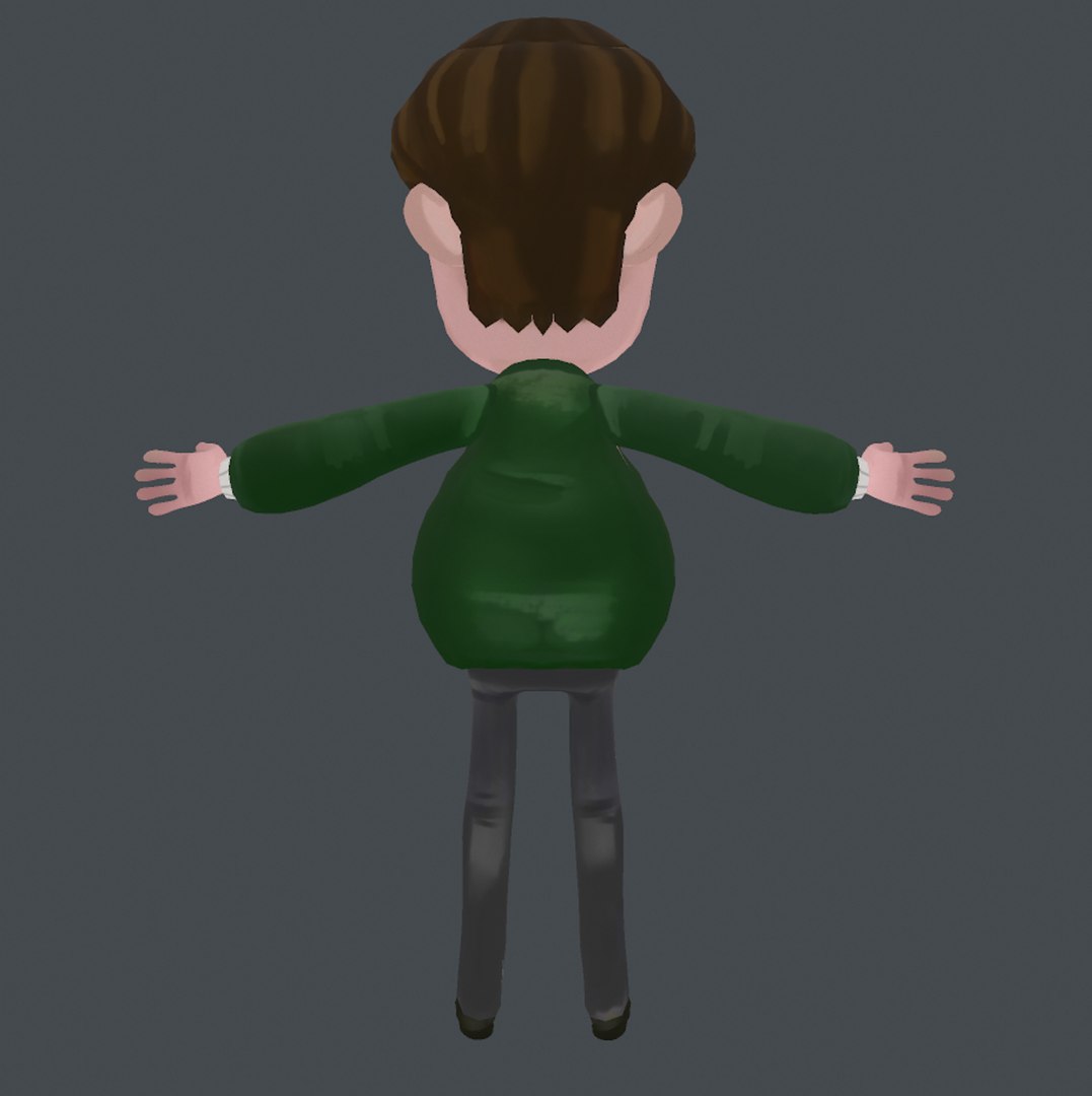 3D Man Flat Model - TurboSquid 1662690