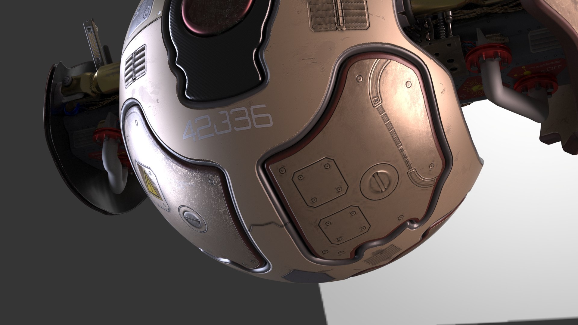 Sphere Drone 3D Model - TurboSquid 1955276