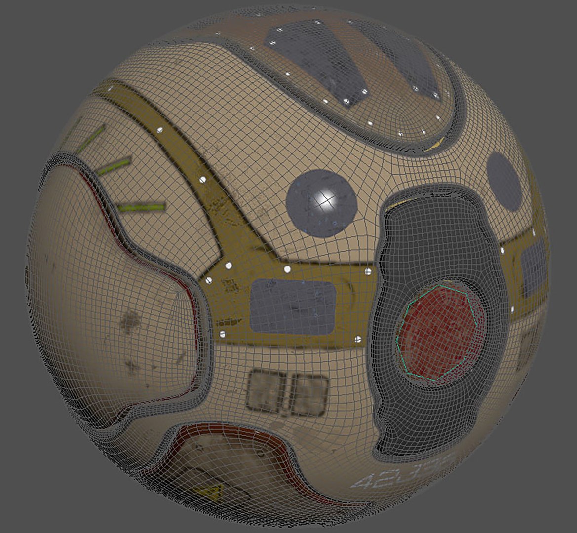 Sphere Drone 3D Model - TurboSquid 1955276