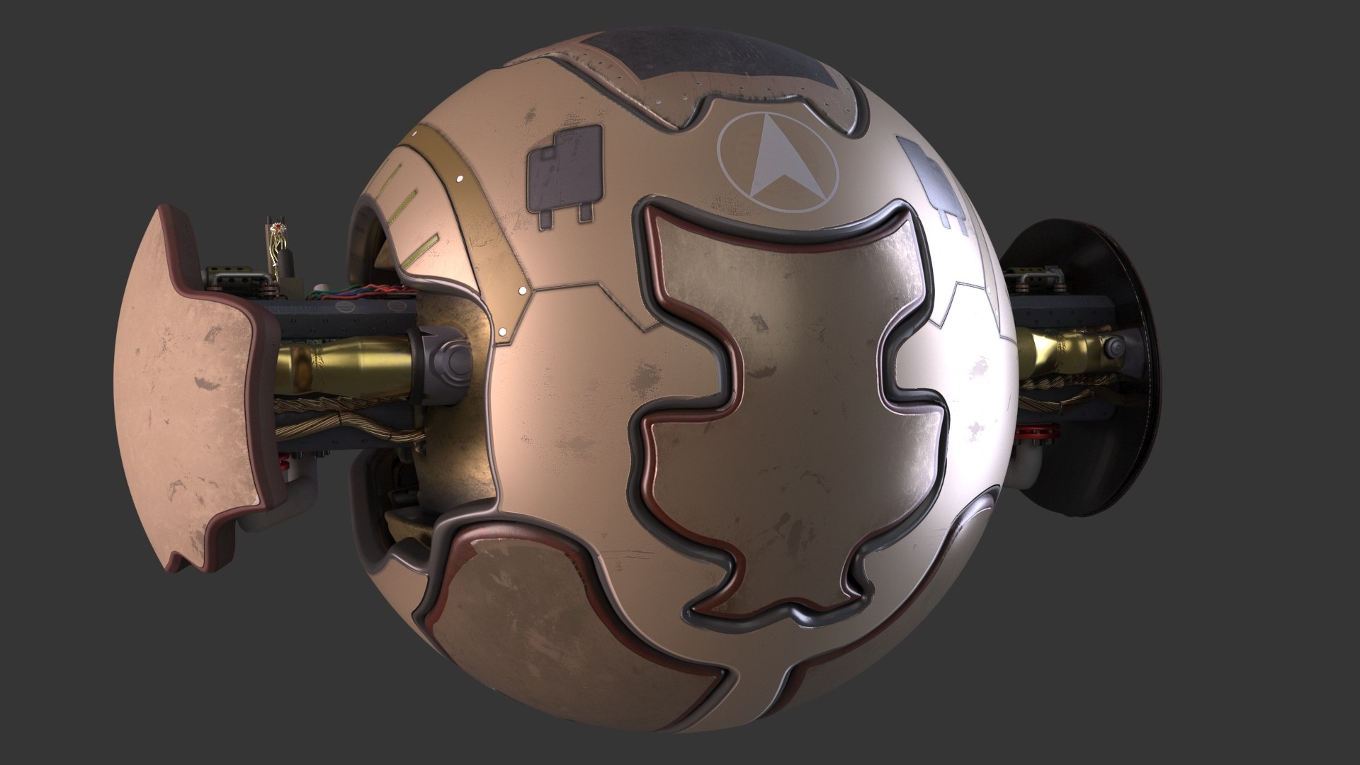 Sphere Drone 3D Model - TurboSquid 1955276