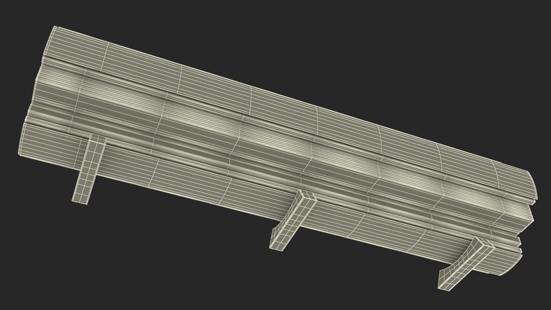 3D Cross And Longitudinal Section Of Wood - TurboSquid 2271665