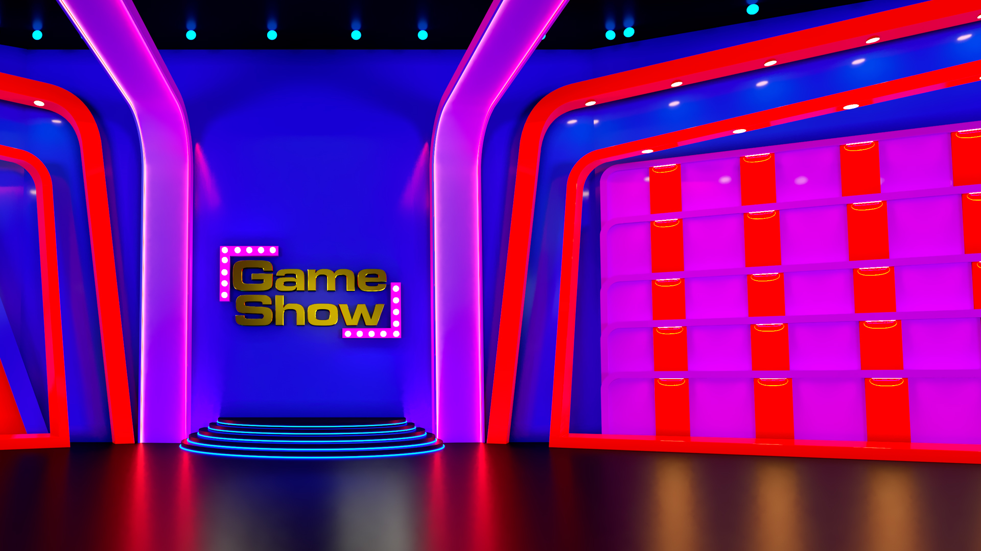 Game Show 3D model - TurboSquid 1750973