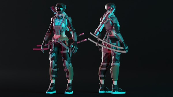 modelo 3d Robot Cyberpunk Zoi - TurboSquid 1785759