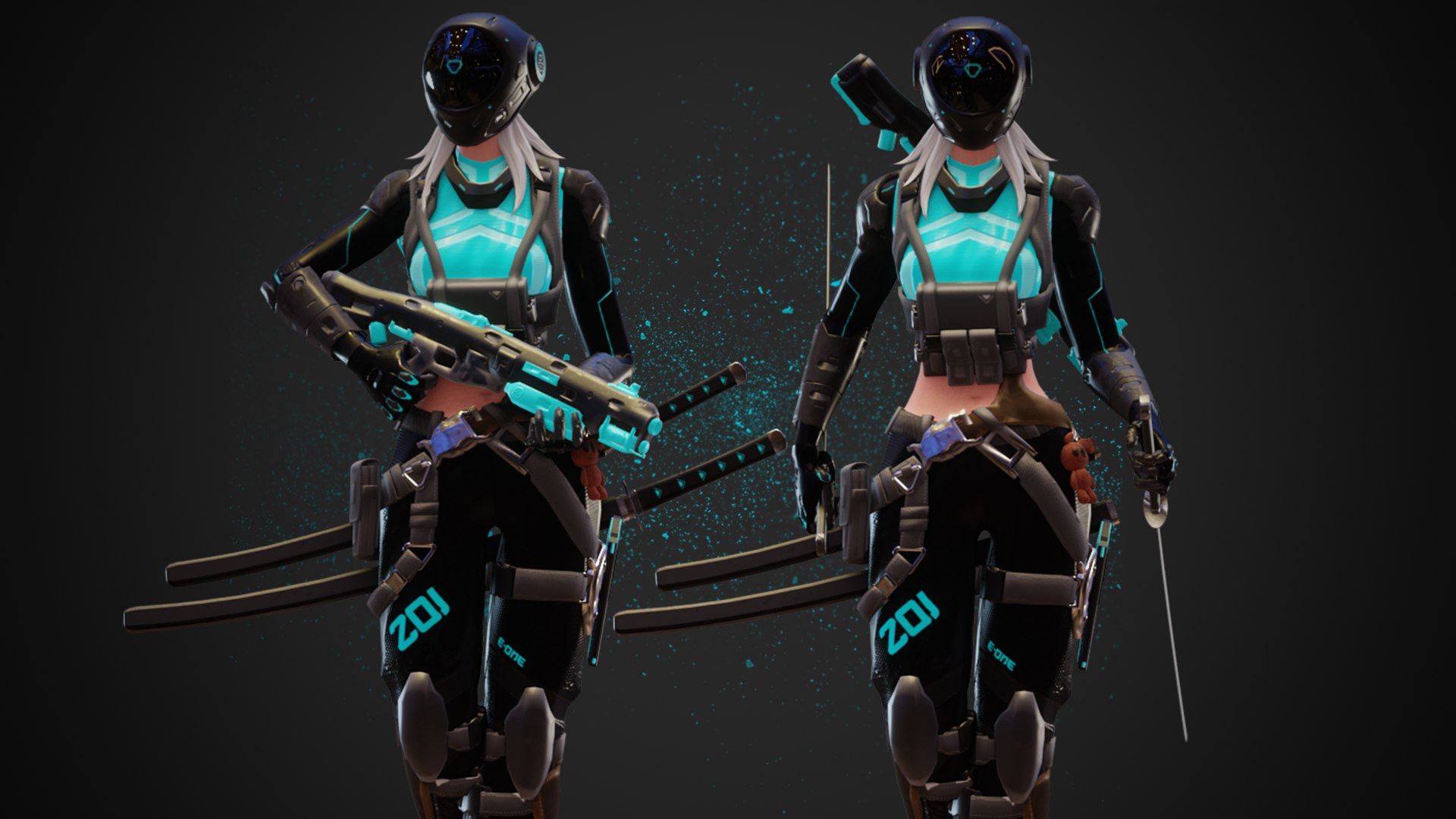 3D Cyberpunk Zoi Robot - TurboSquid 1785759