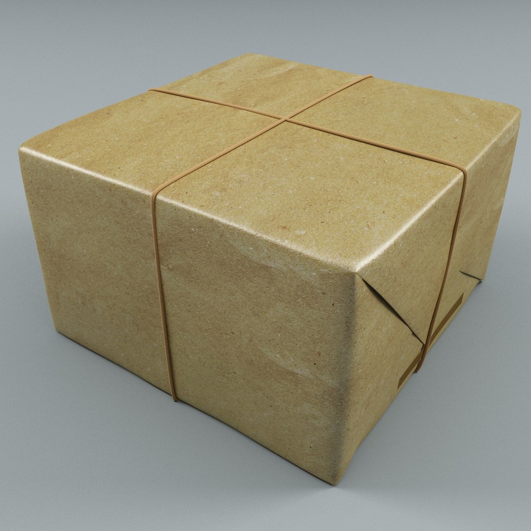 3d Model Cardboard Box