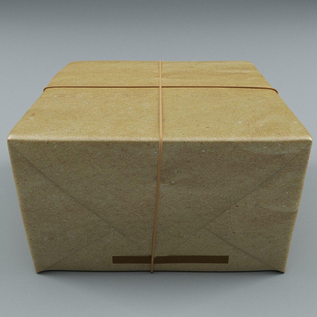 3d Model Cardboard Box