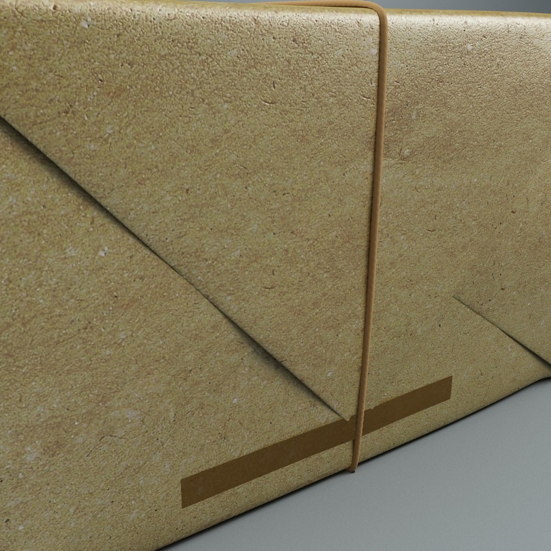 3d Model Cardboard Box