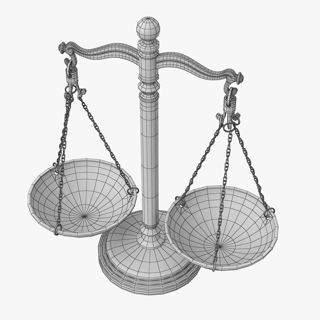 3d Model Scales Antique
