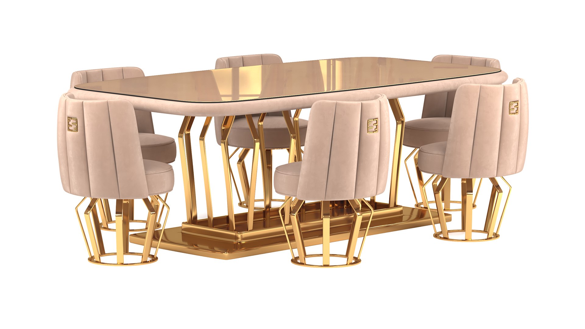 3D Fertini Casa Dining Room Model - TurboSquid 1887816