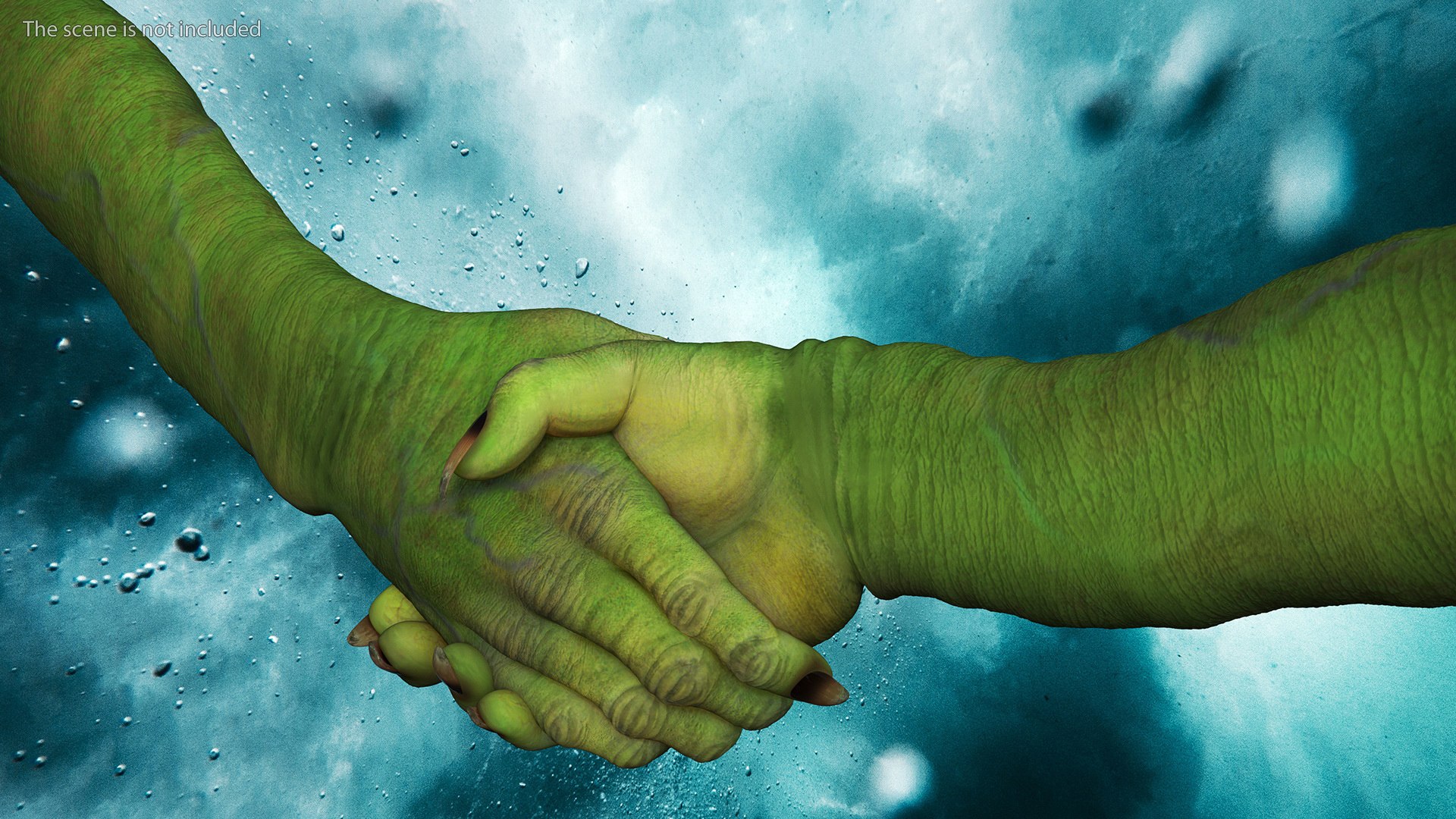 Handshake Green Goblin Hands Rigged 3D Model - TurboSquid 2111836