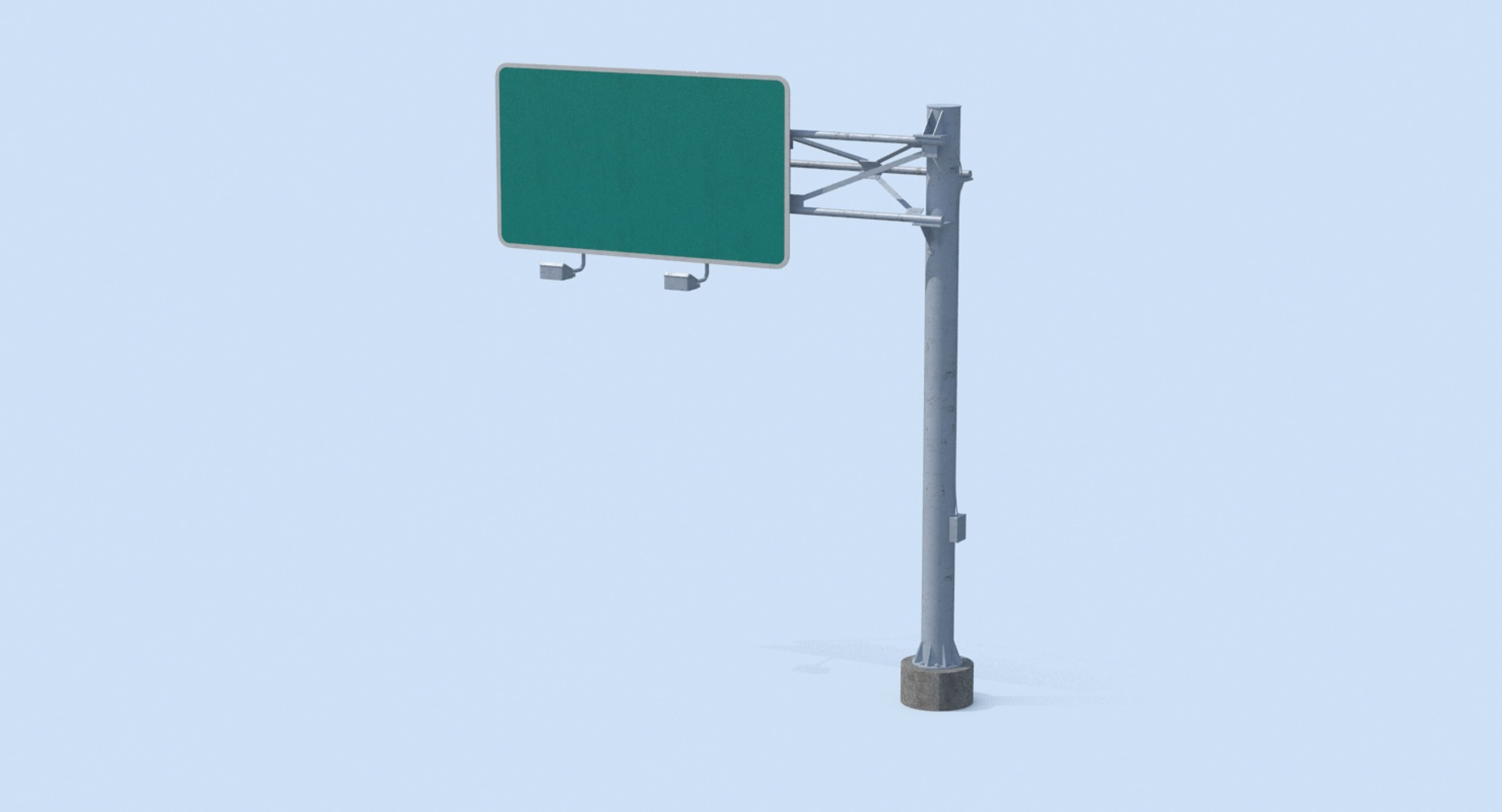 3d Highway Sign Trellis 01
