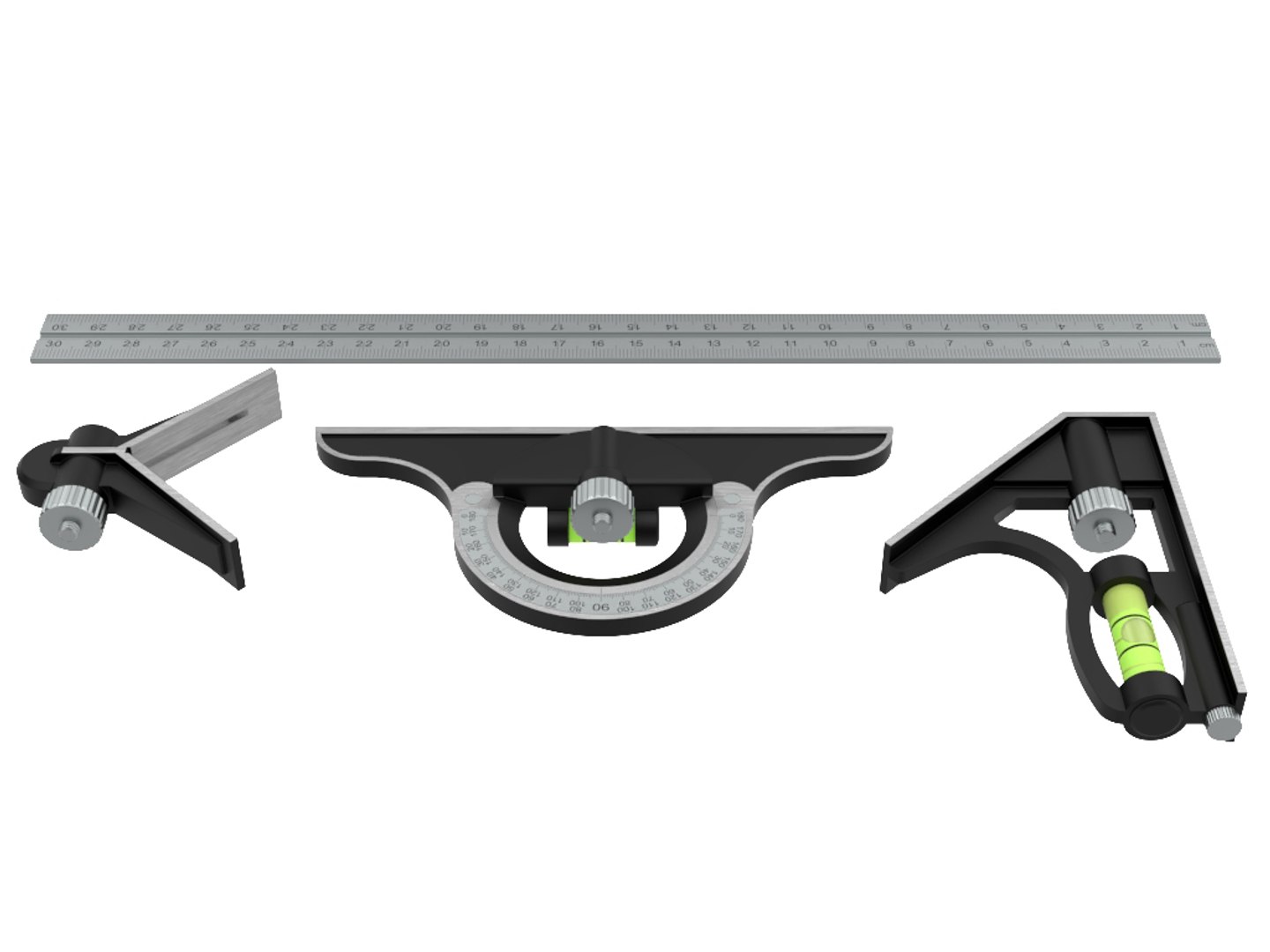 Combination Square 3D - TurboSquid 1644174