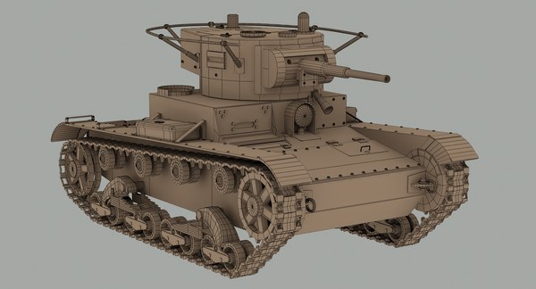 tanks ww2 3d model