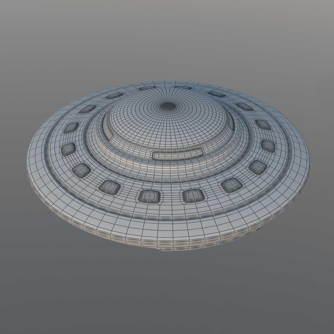 Cartoon Unidentified Flying 3d X