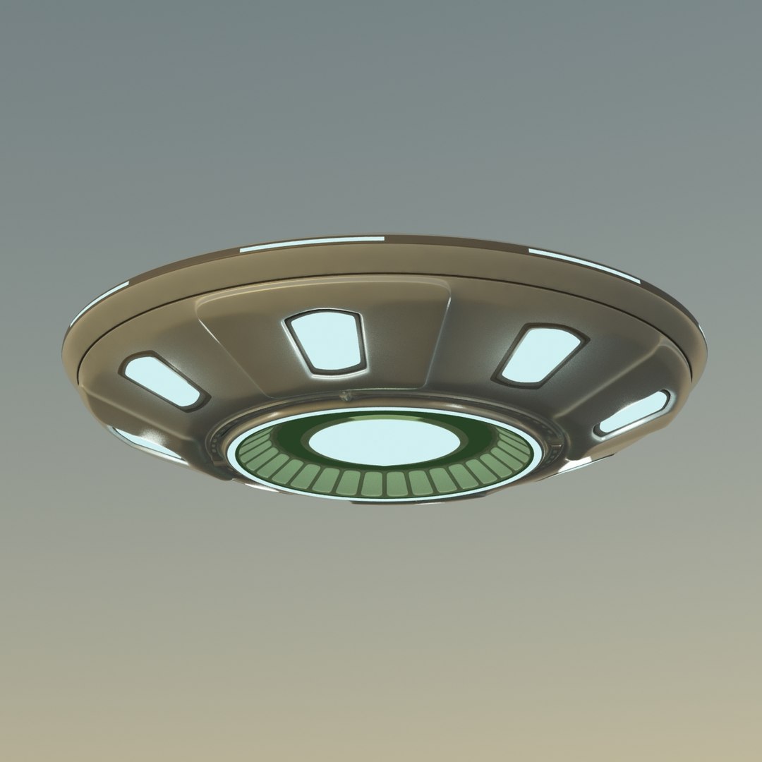 Cartoon Unidentified Flying 3d X