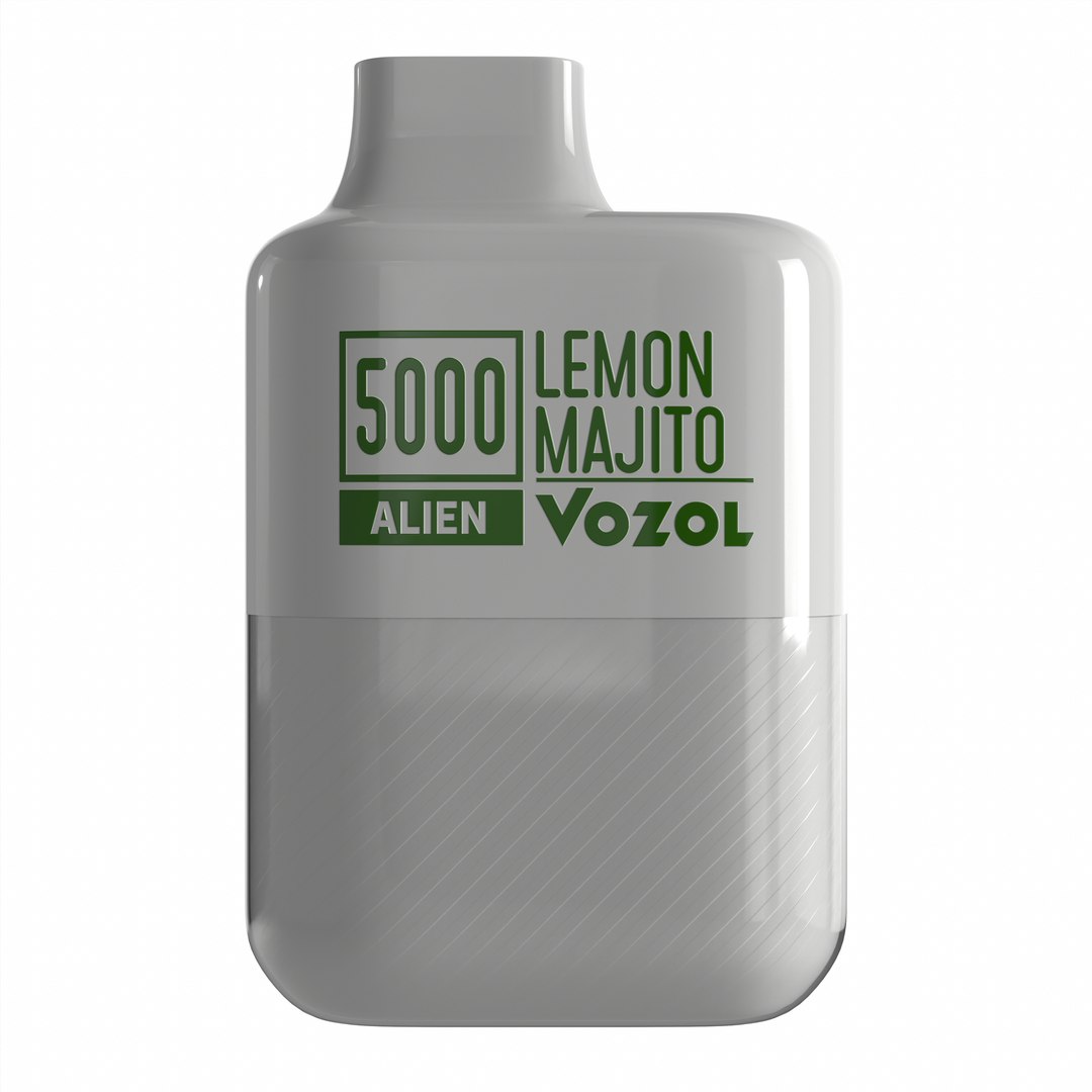 Vozol Alien 5000 Lemon Majito - 3D Model PBR 4K Low-poly 3D Model 3D ...