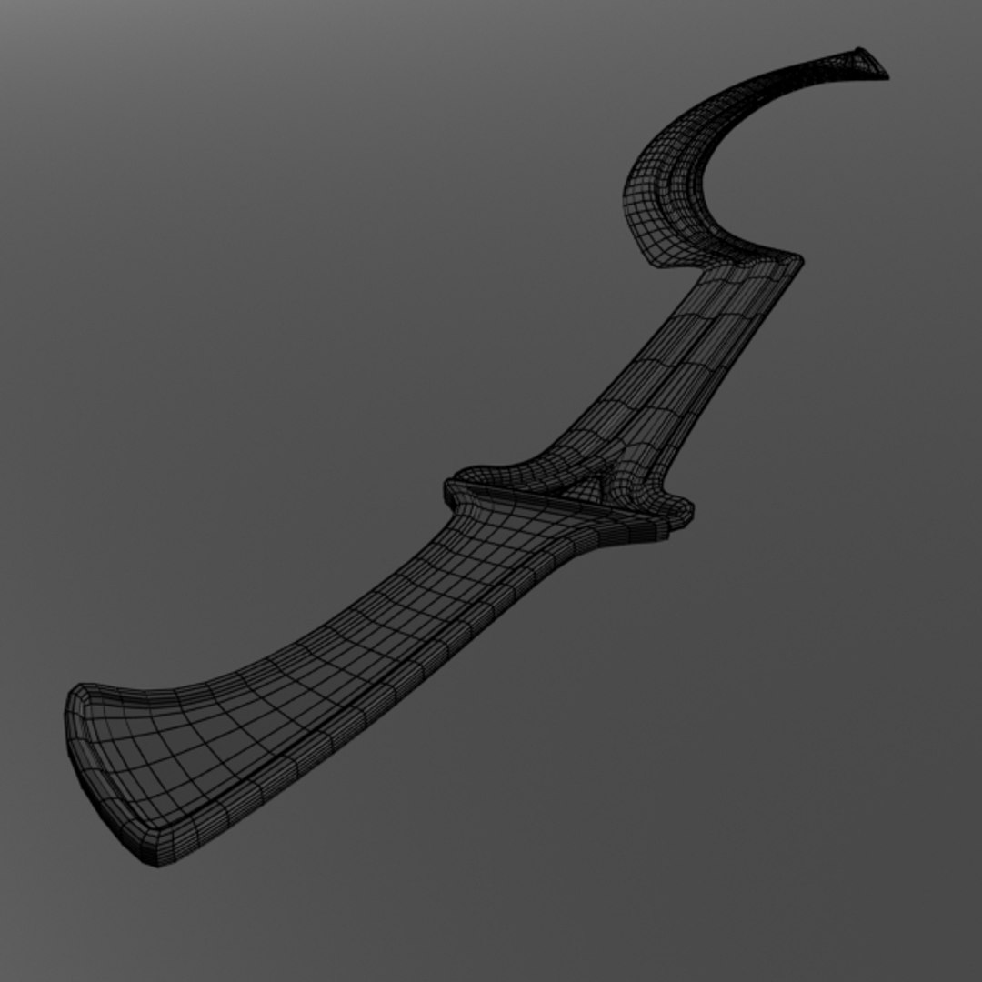 Lwo Phoenician Bronze Sickle Sword