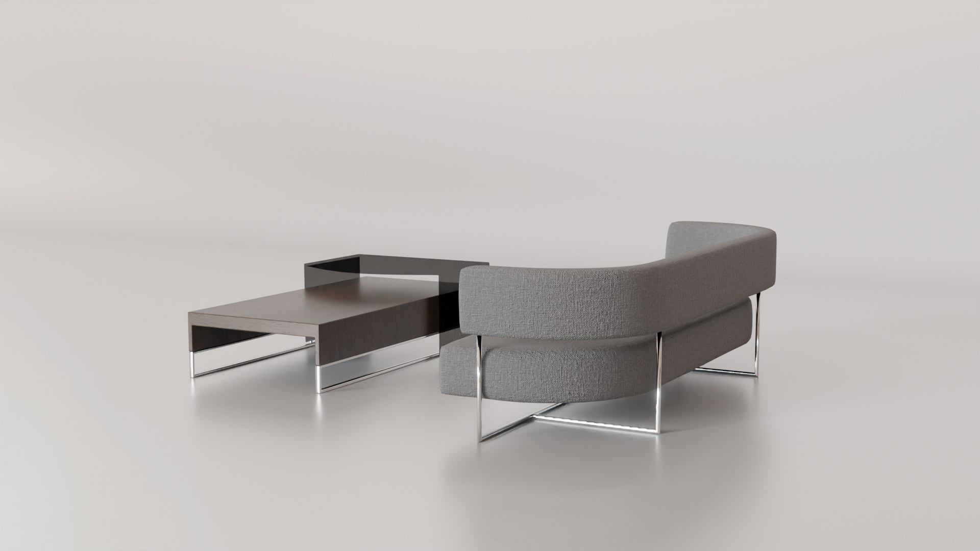 3D model Simple Sofa and Table - TurboSquid 2160590