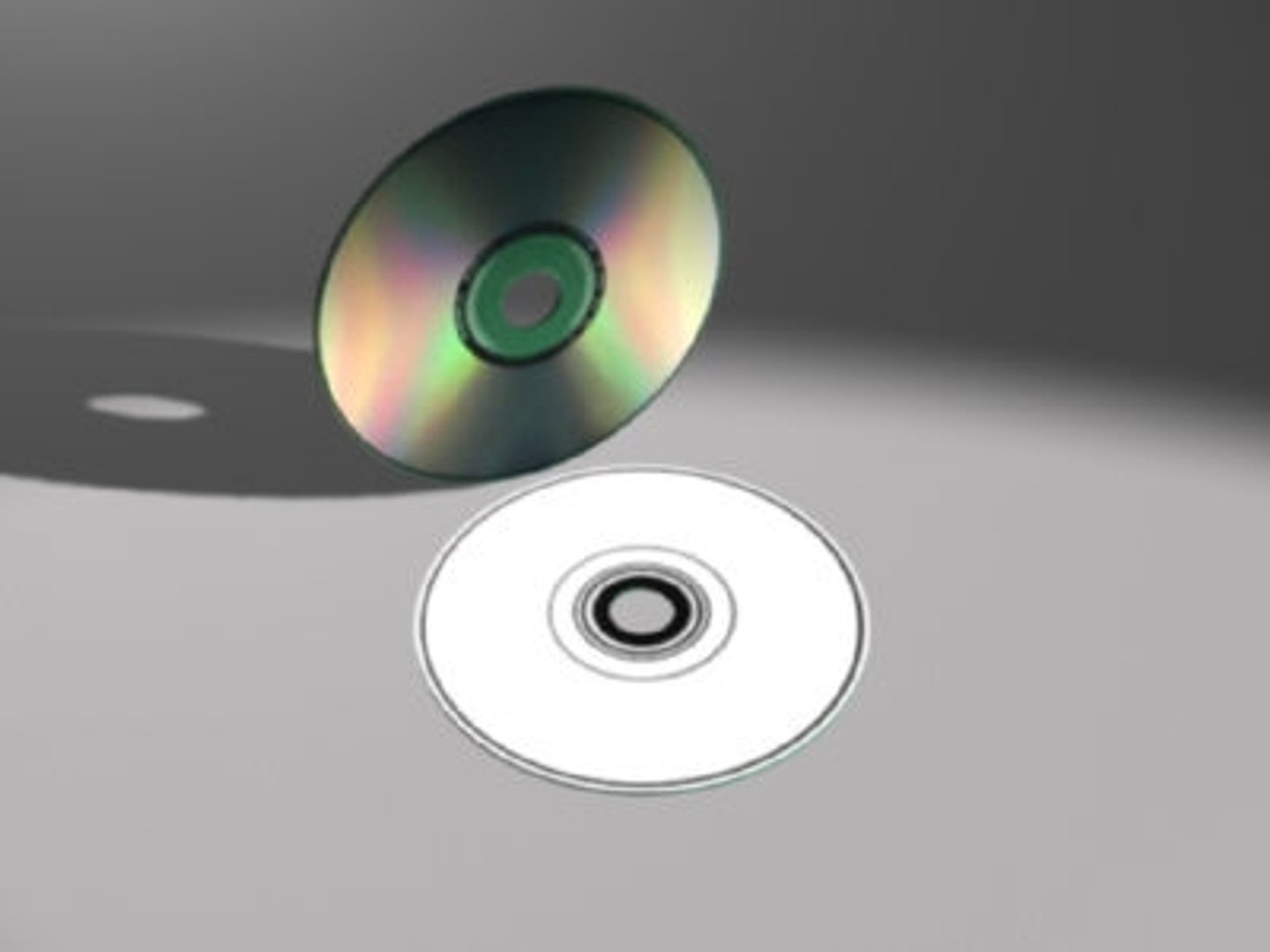 3d Cd Disc Model