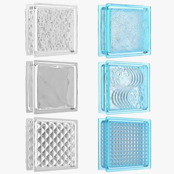 3D Glass-Blocks Models | TurboSquid