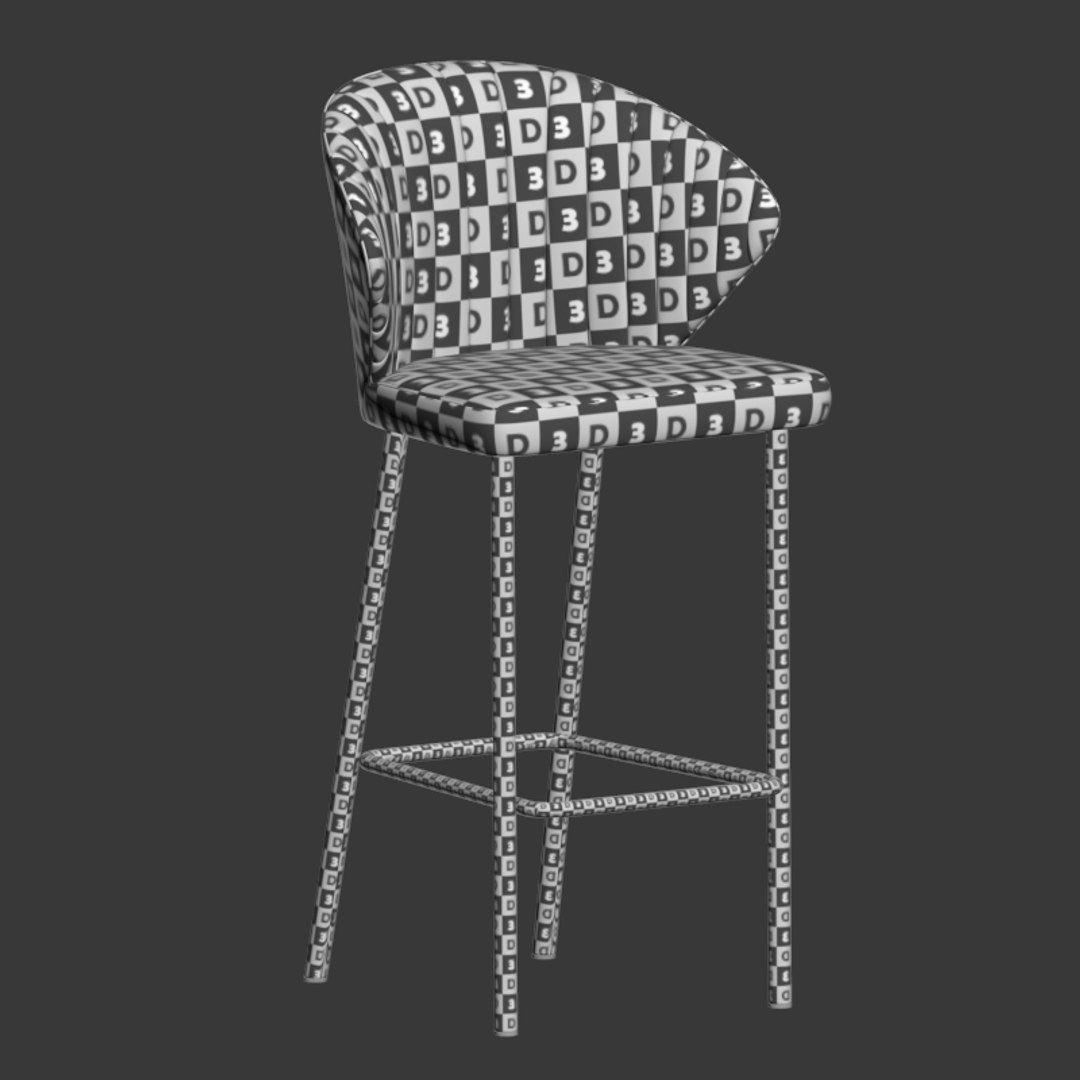 Clearance - Heidi Bar Stool 3D Model - TurboSquid 1549443