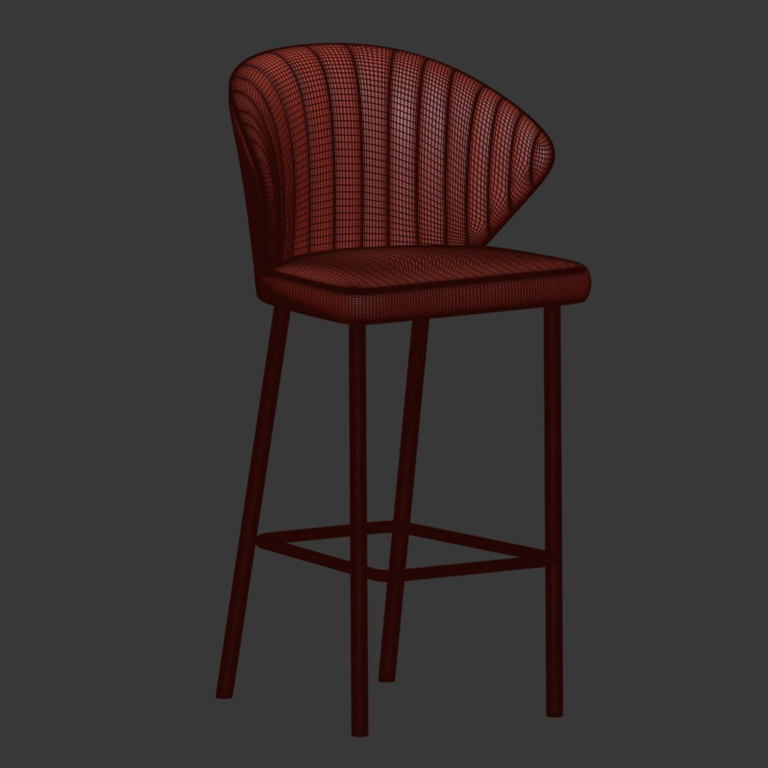 Clearance - Heidi Bar Stool 3D Model - TurboSquid 1549443