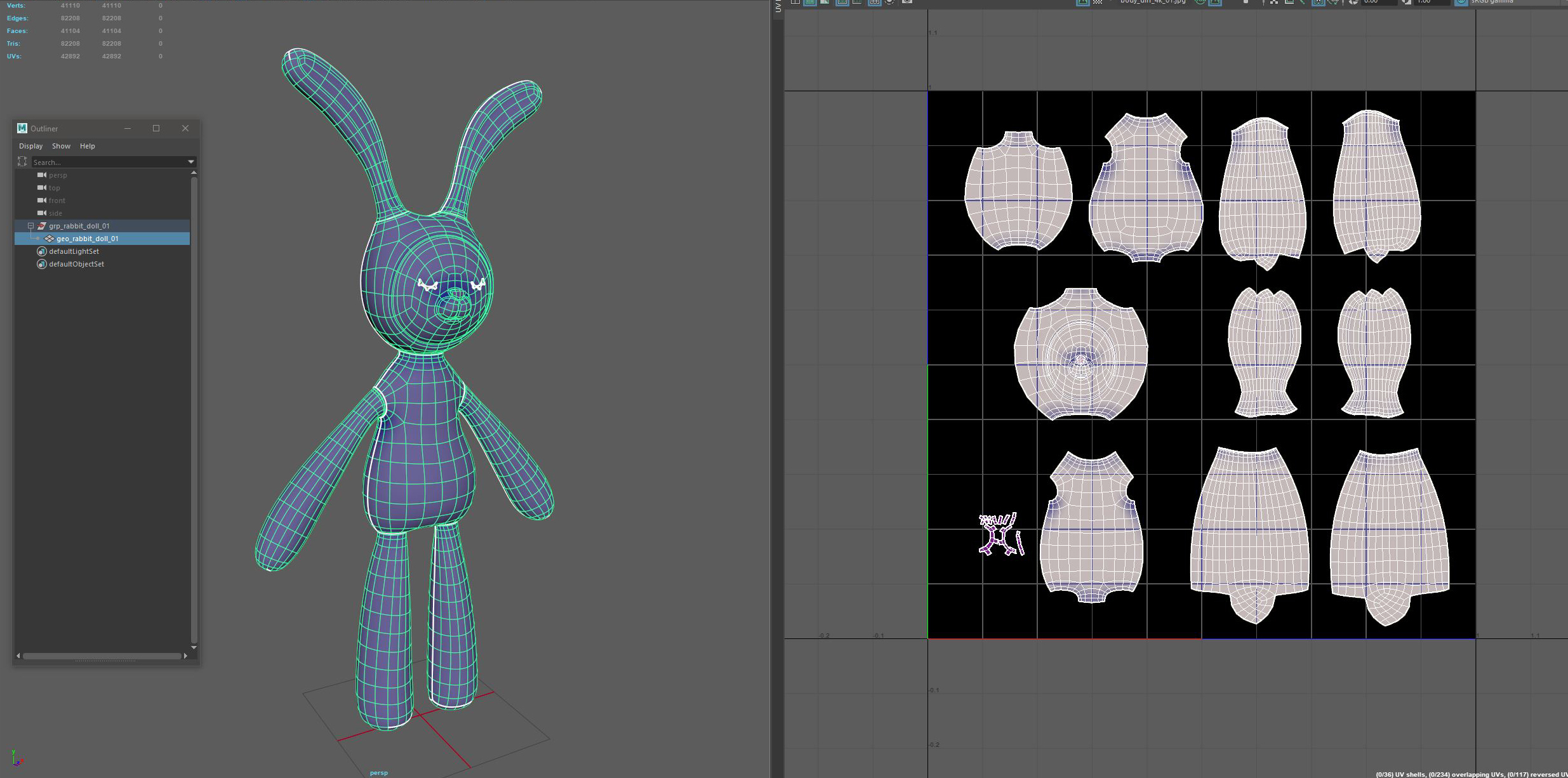 Rabbit doll 3D - TurboSquid 1620859