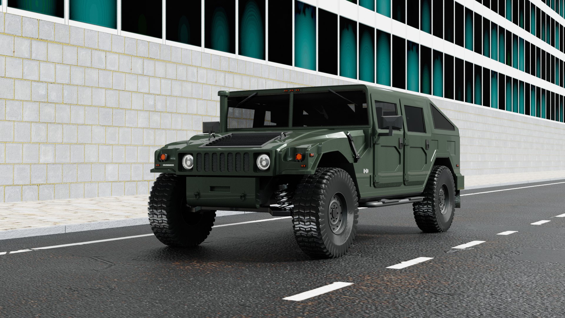 HUMVEE 1993 Old HUMMER H1 FOR SUBDIVISION 3D Model - TurboSquid 2033416
