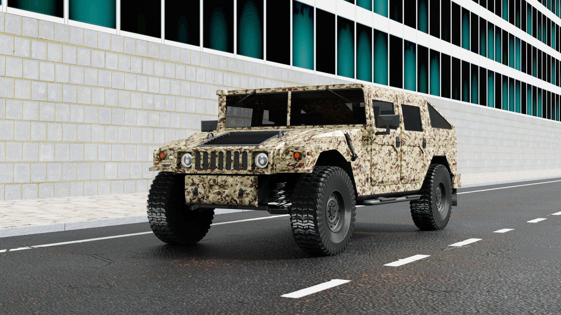 HUMVEE 1993 Old HUMMER H1 FOR SUBDIVISION 3D Model - TurboSquid 2033416