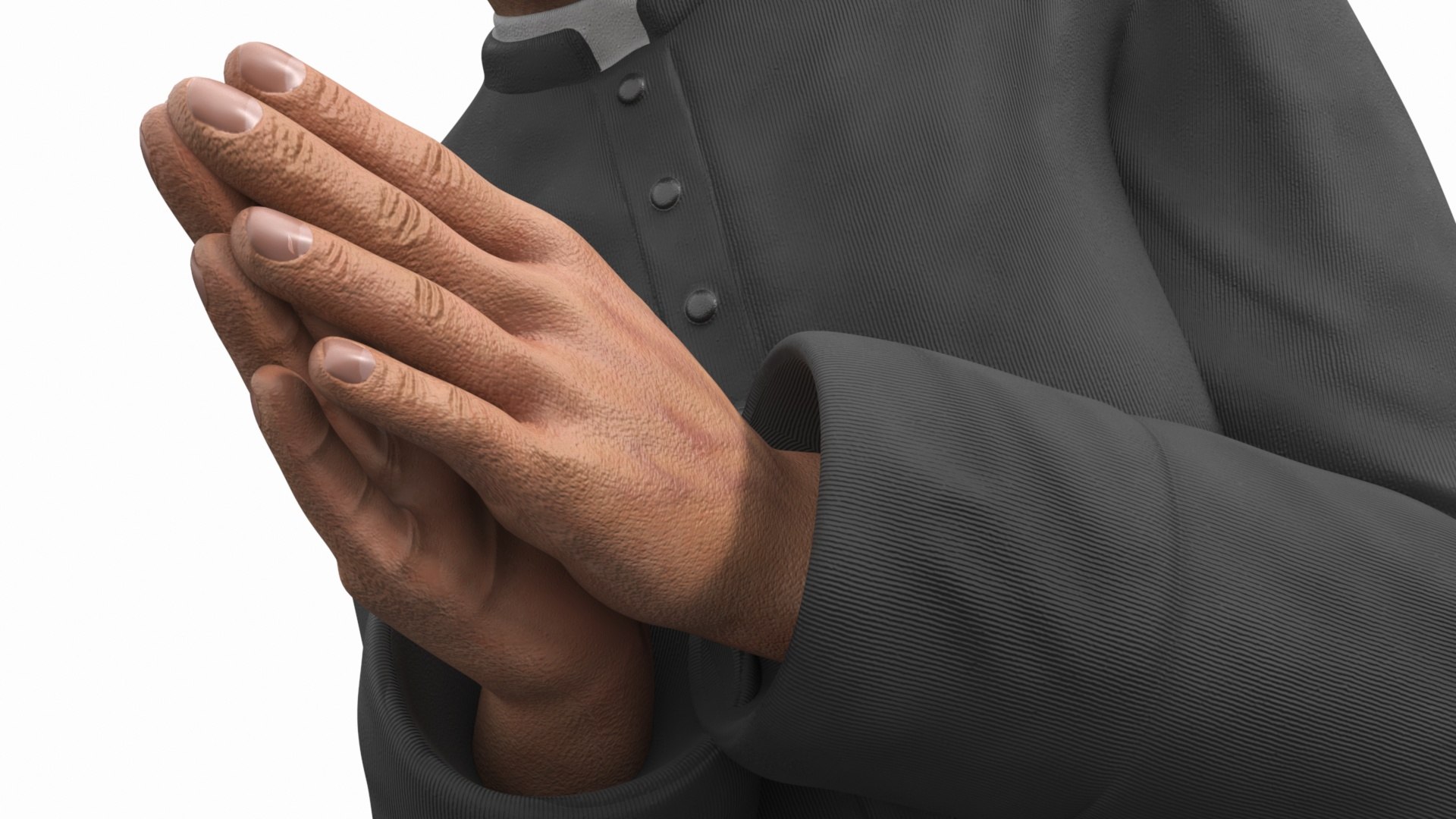 3D Catholic Priest Rigged Model - TurboSquid 2321615