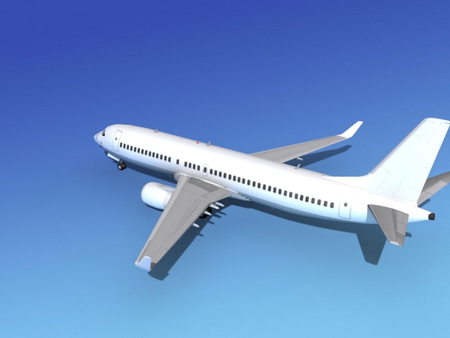3d Model Of Boeing 737-800 737