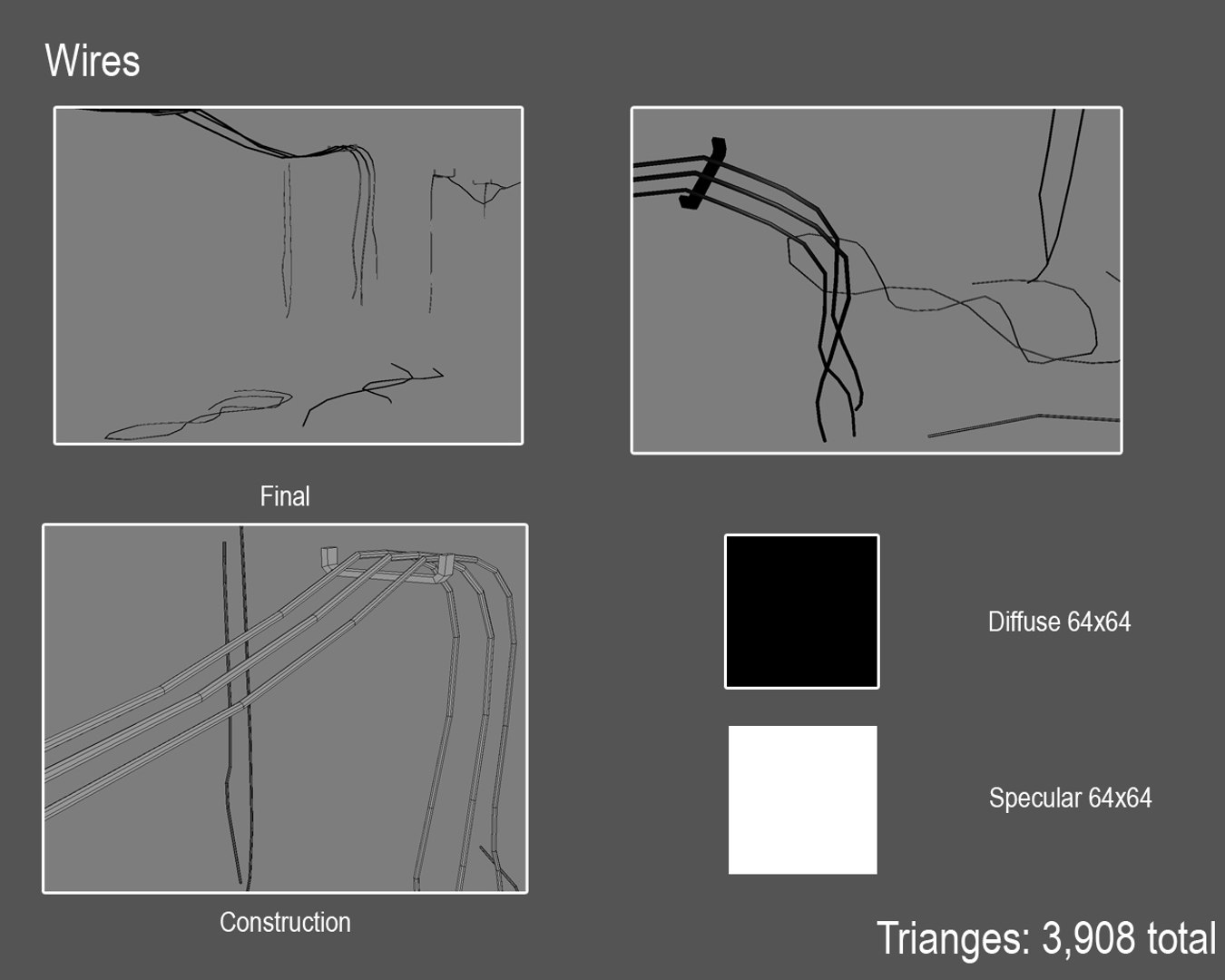 3d Broken Wires