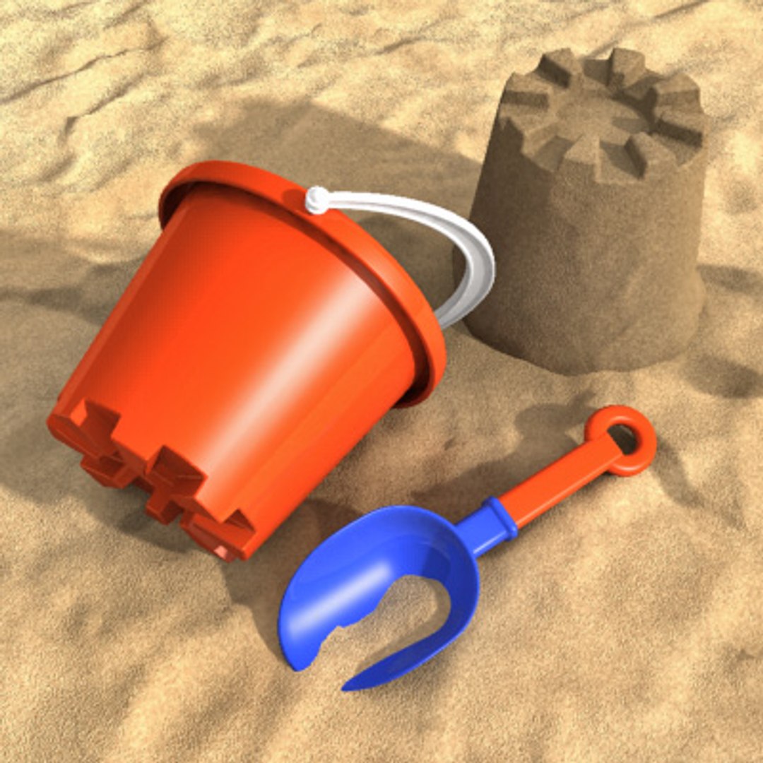 Bucket Spade 3d Model
