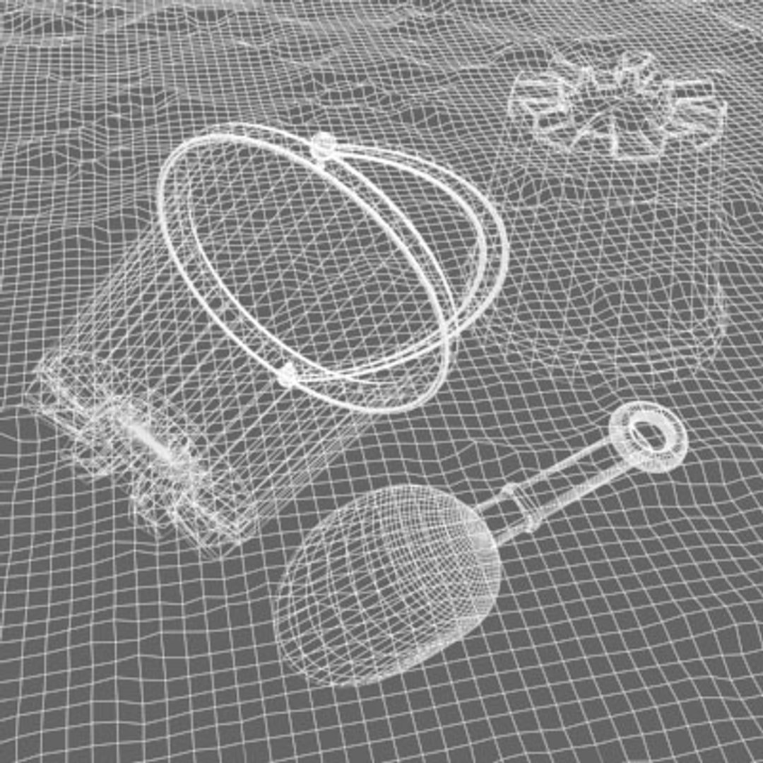 Bucket Spade 3d Model