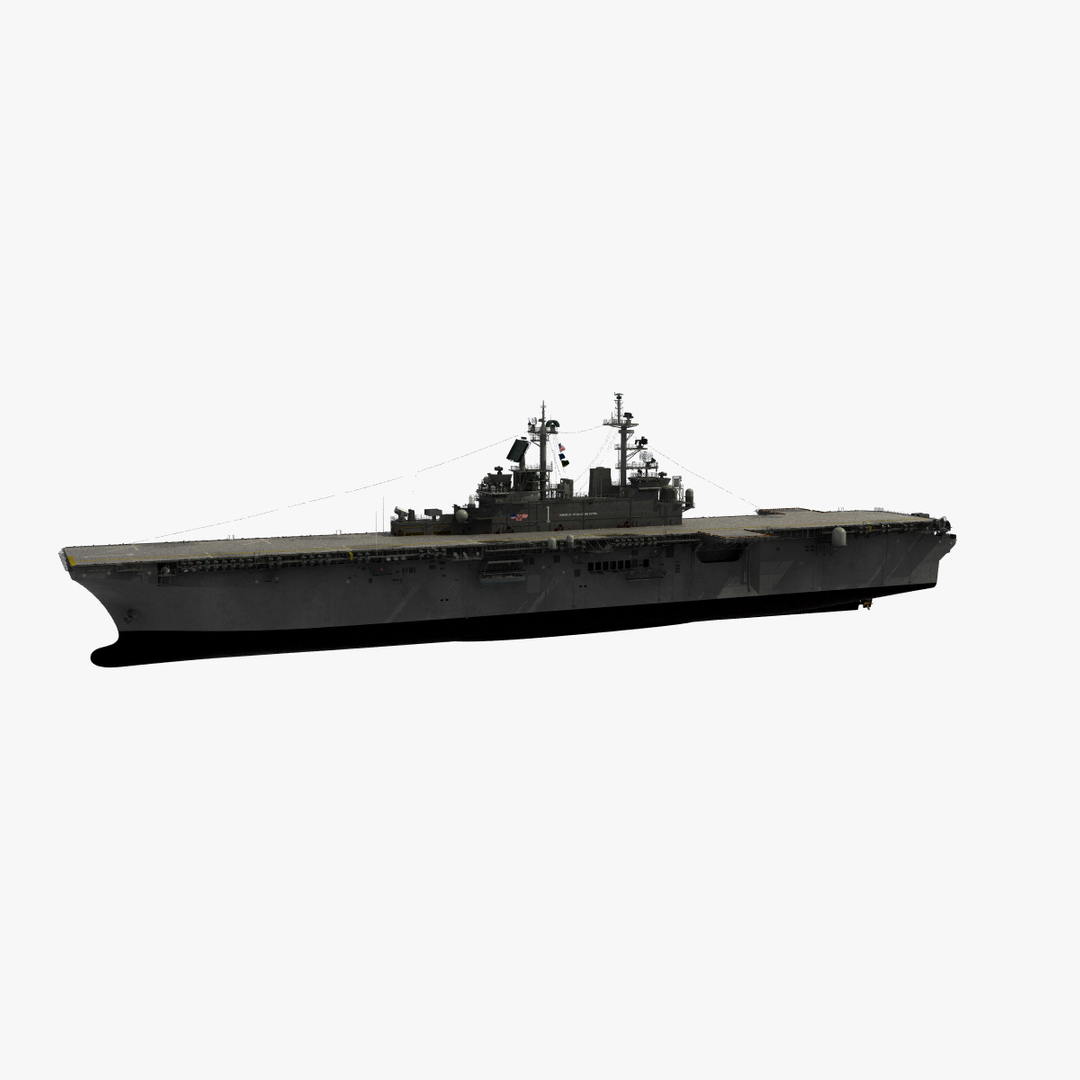 3d model uss wasp lhd-1