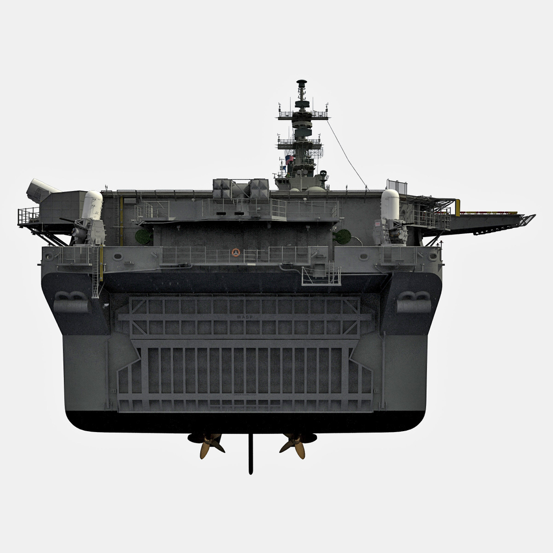 3d model uss wasp lhd-1