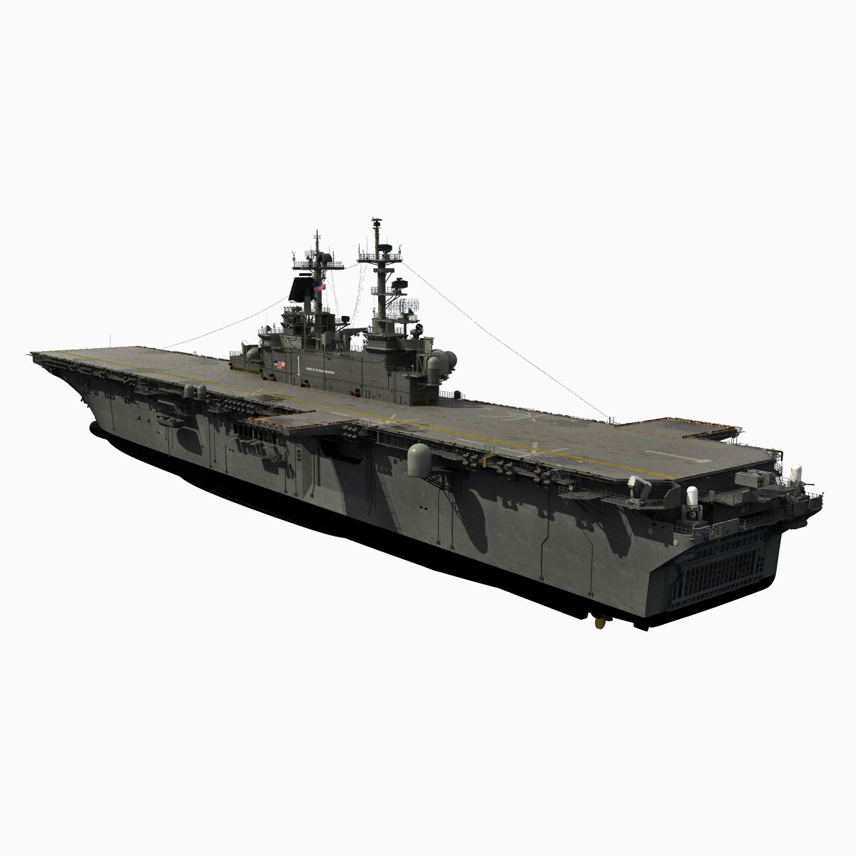 3d model uss wasp lhd-1