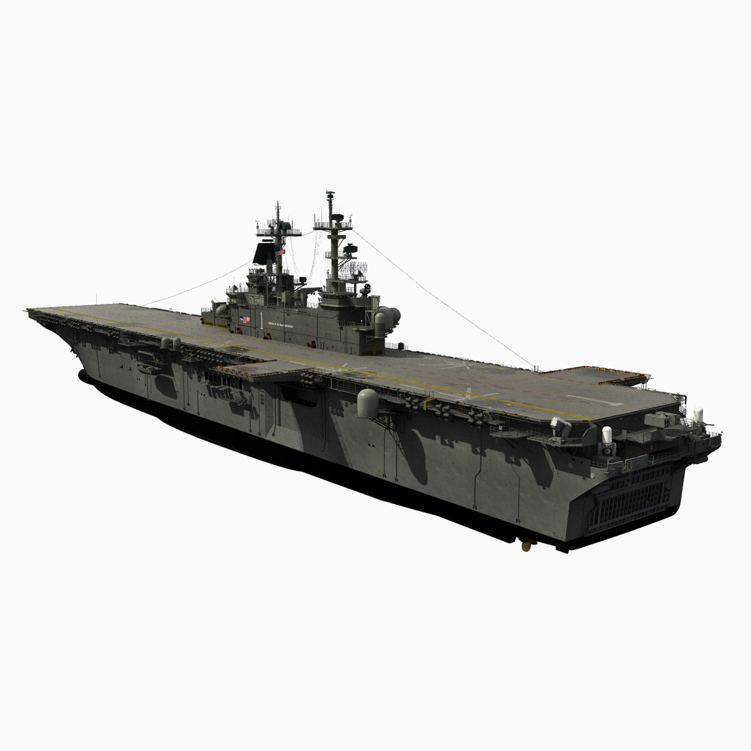3d model uss wasp lhd-1