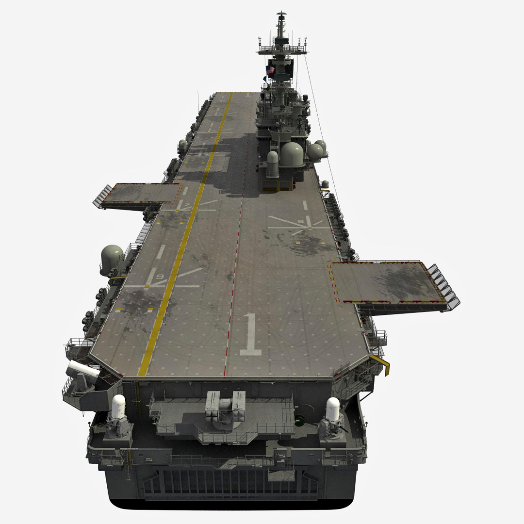 3d model uss wasp lhd-1