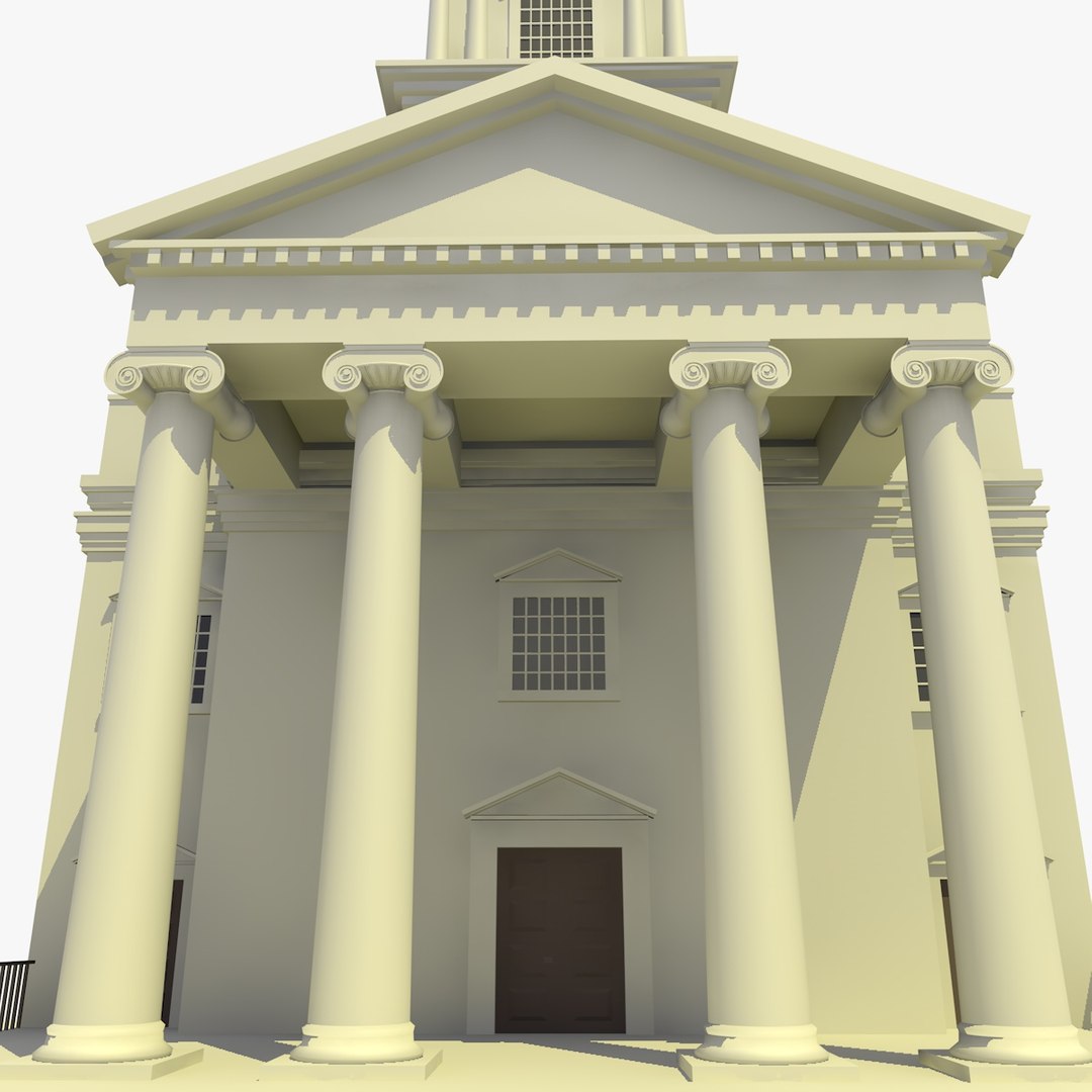 Church Building 3ds