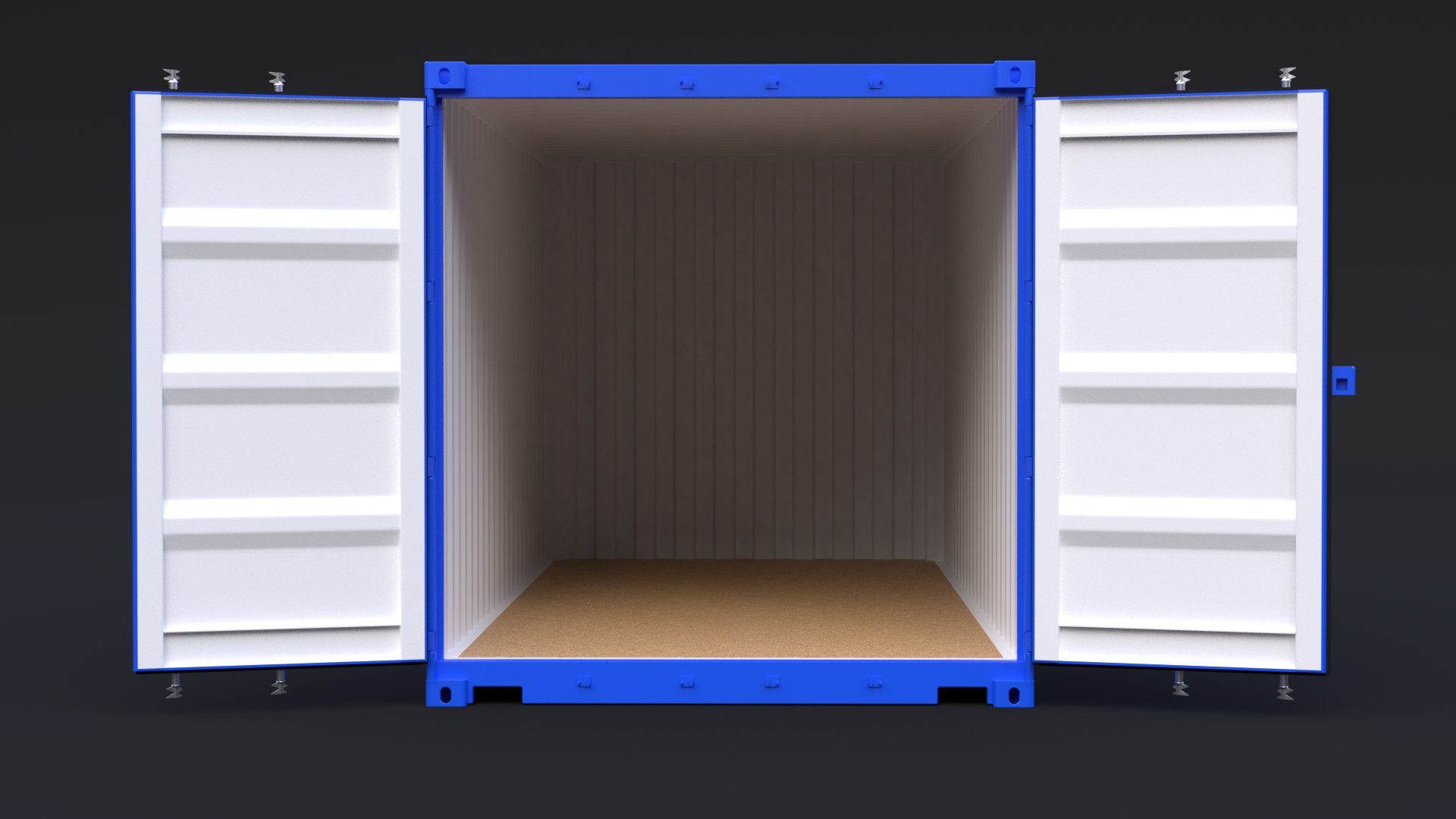 20ft Shipping Container 3D Model - TurboSquid 1478262